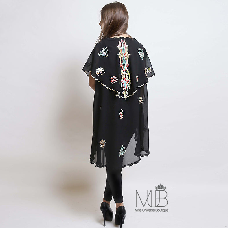 Jenin Chiffon Arabic Calligraphy Vest – shopMUB